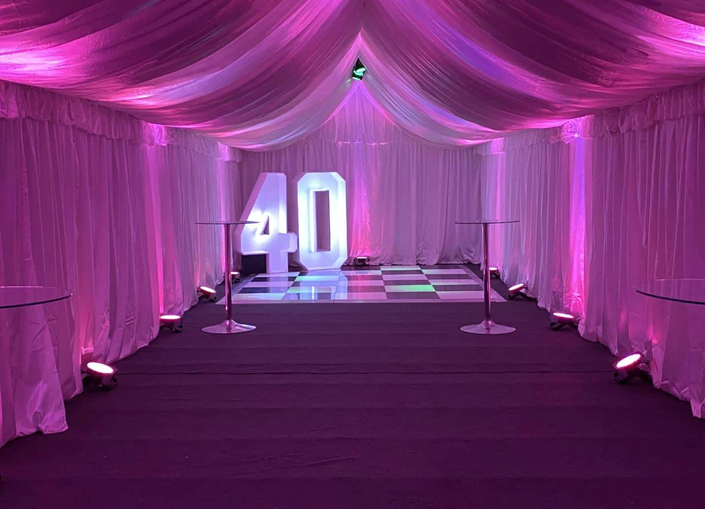 Marquee Hire for 18th Birthday Parties - Party in your Garden Marquee